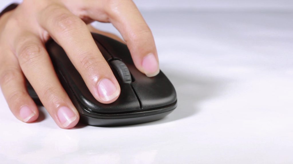 Hand clicking mouse picture – N-Alpha